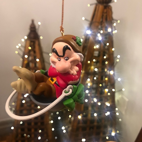 Disney | Other | Disney Collectable Christmas Ornament Grumpy Snow ...